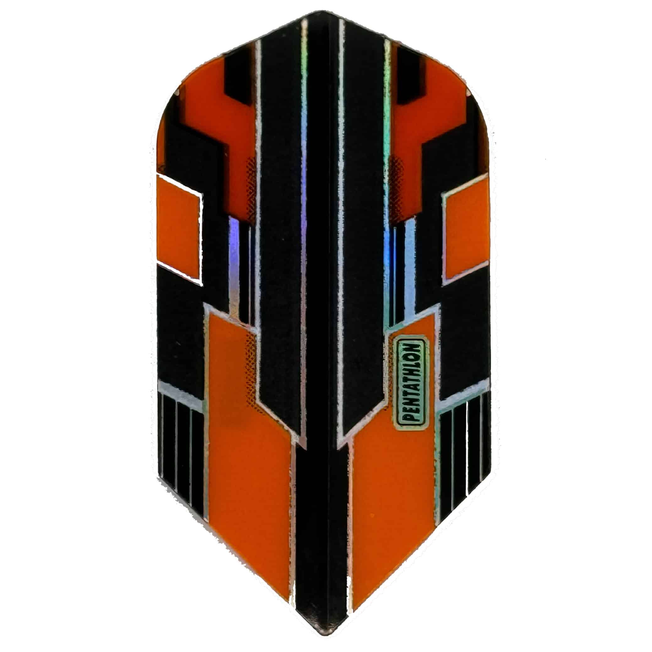 Shimmer Dart Flights - Slim Orange - Black Dog Darts & Billiards