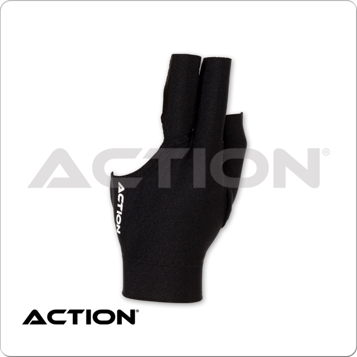 Action Deluxe BGLDXM Billiard Glove - Bridge Hand Left - Black - Medium ...